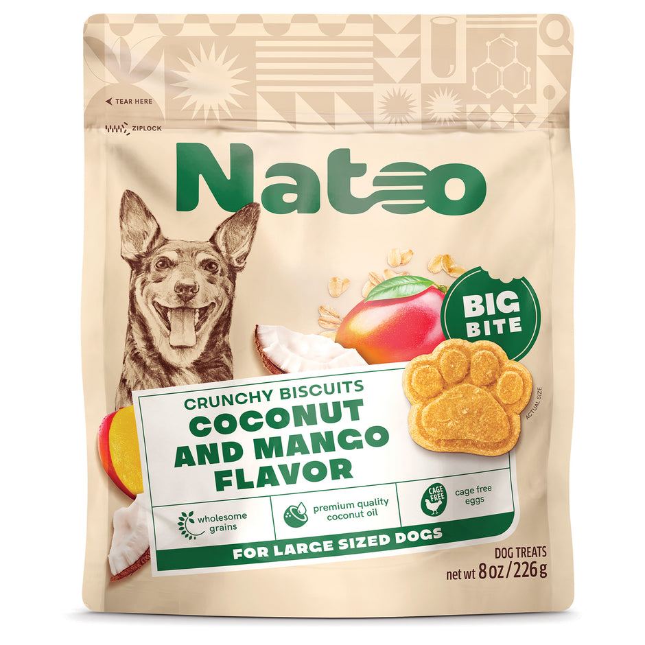 Natoo Crunchy Biscuits Coconut And Mango Flavor